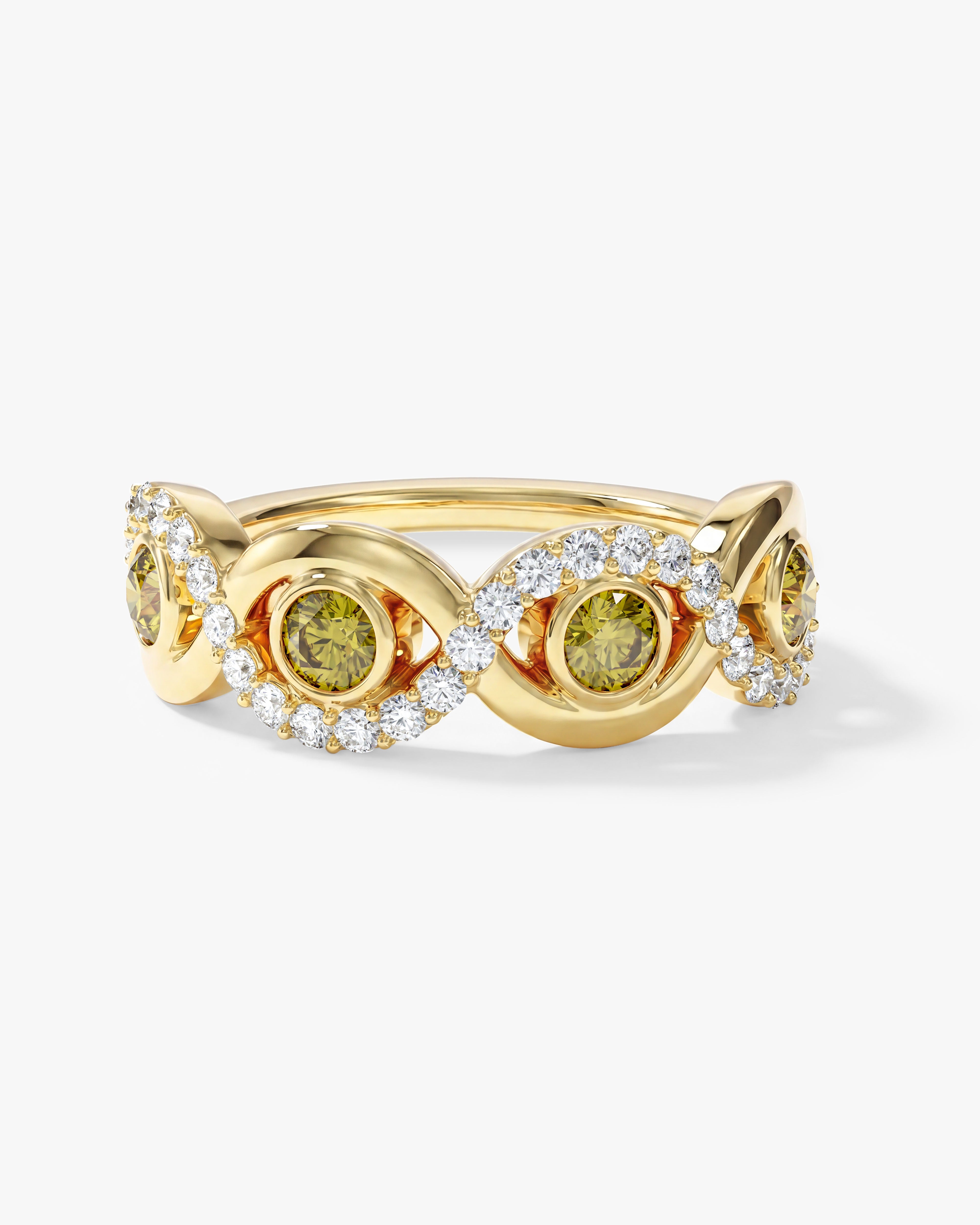 Infinity Family Birthstone Ring | Shop Eternate