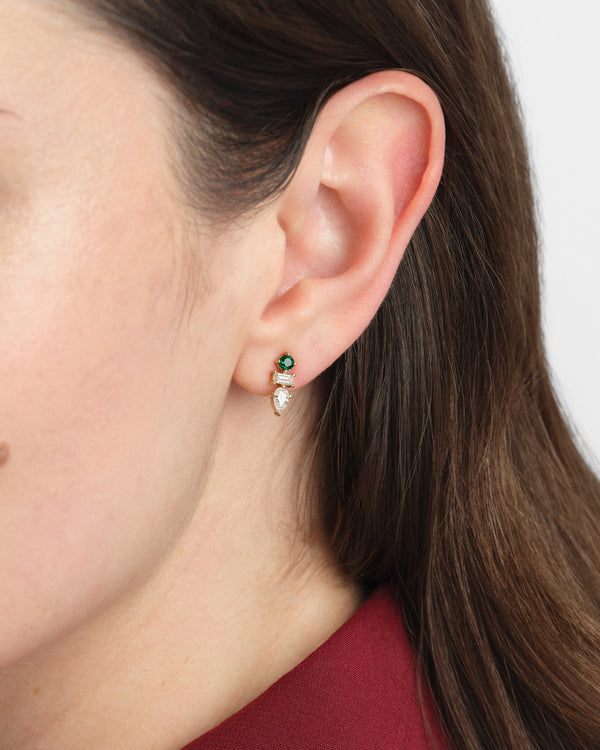 Gold Birthstone Earrings Collection | Eternate