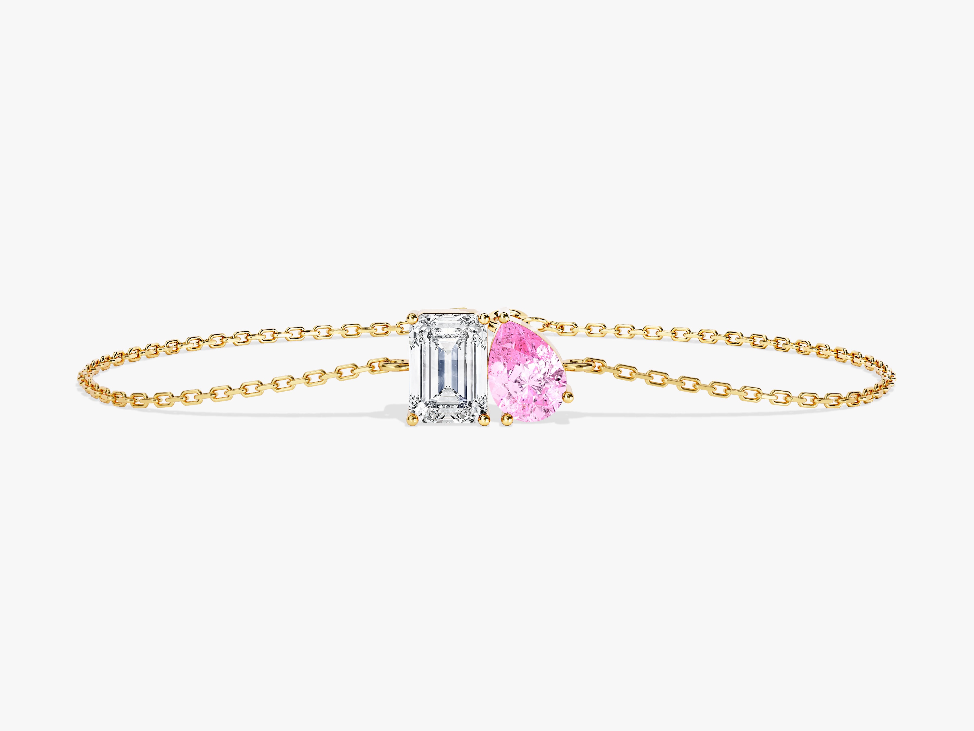 Emerald & Pear Birthstone Bracelet – Eternate