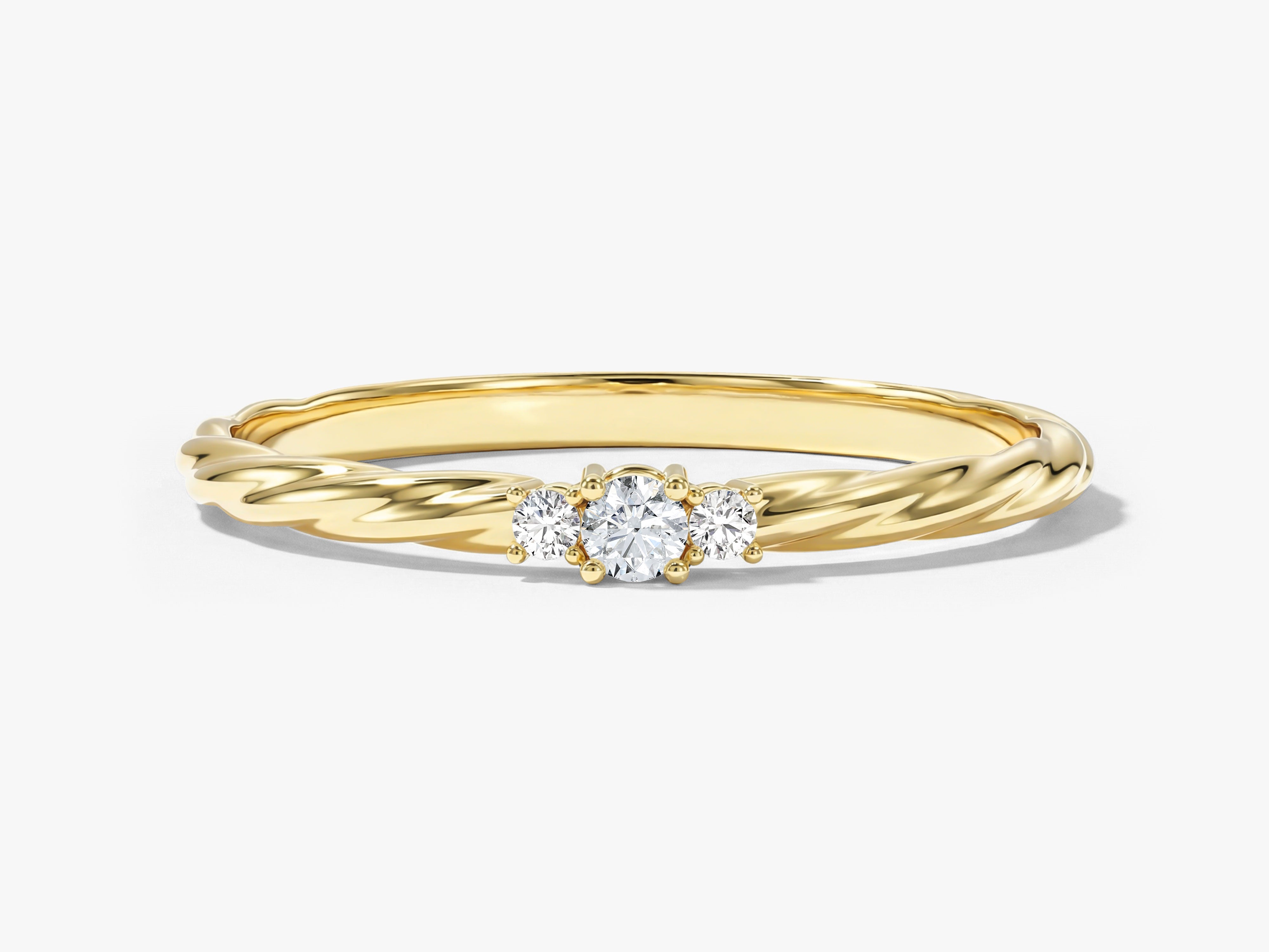Twisted Trio Ring | Eternate