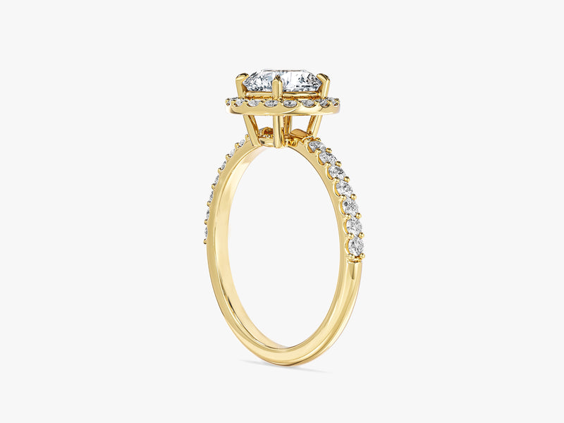 Round Moissanite Halo Engagement Ring - 1 CT | Eternate