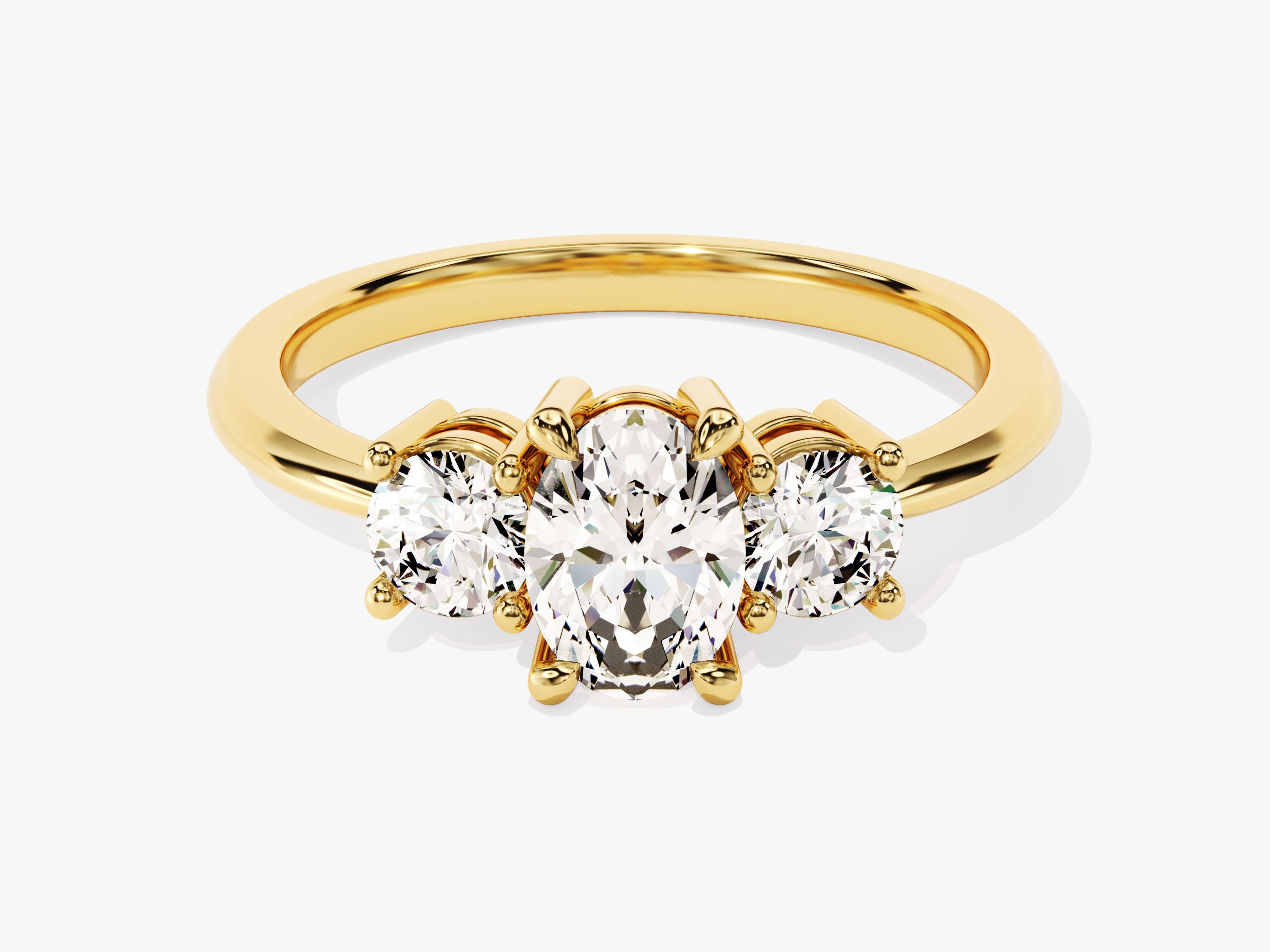 Three Stone Lab-Grown Diamond Rings | Explore Eternate
