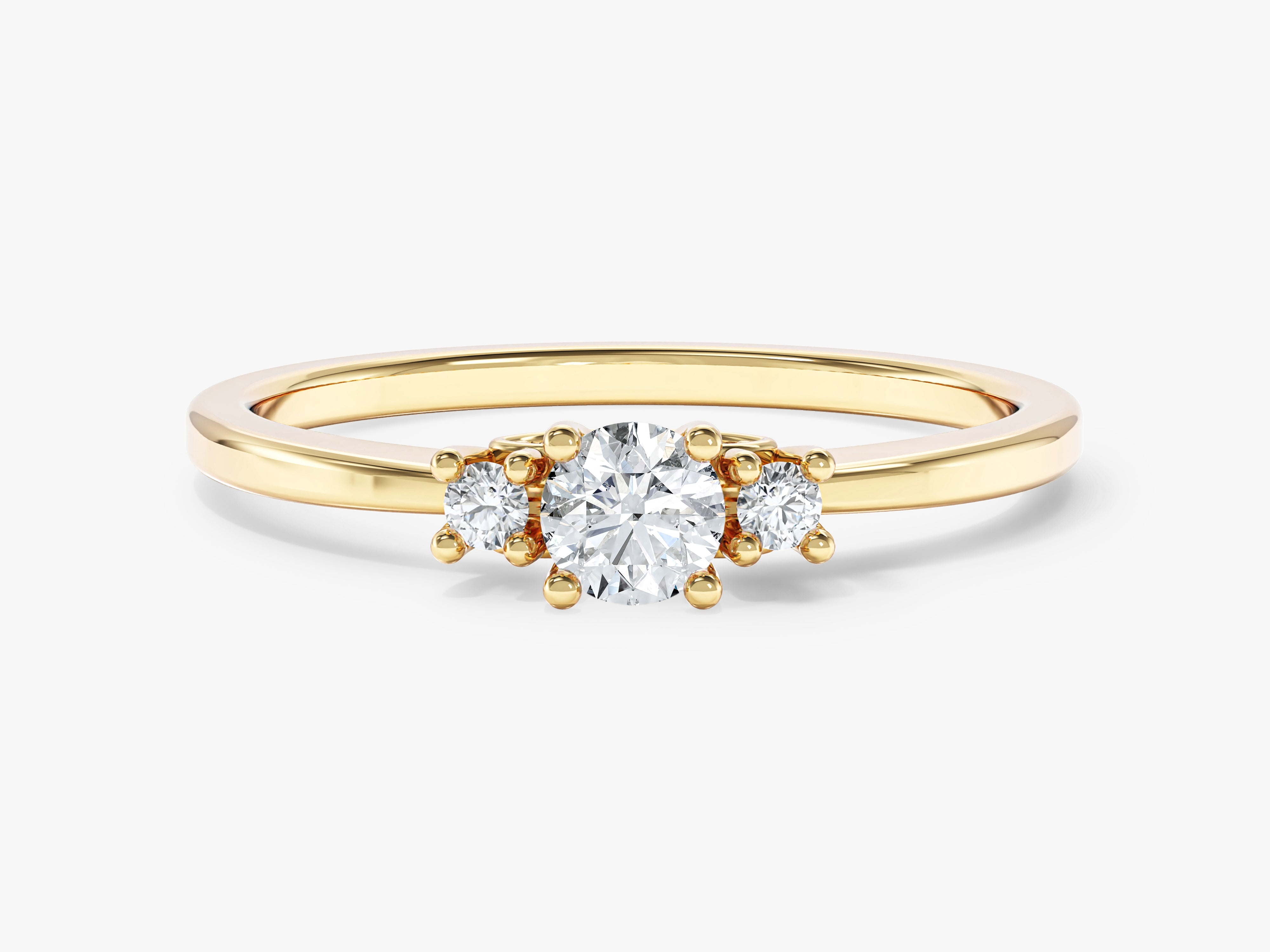 Three Stone Promise Ring | Eternate