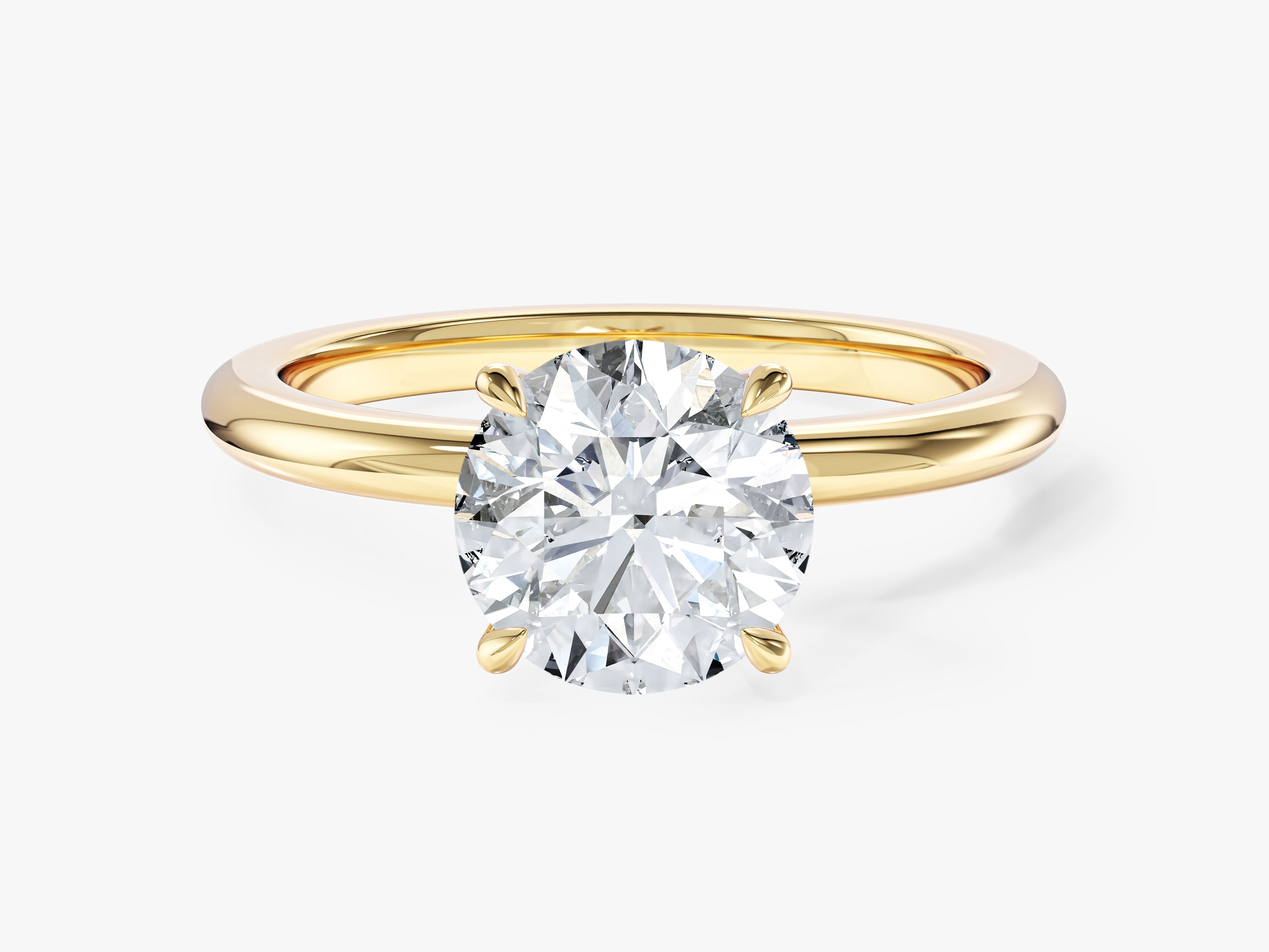Hidden Gemstone Engagement Ring – Eternate