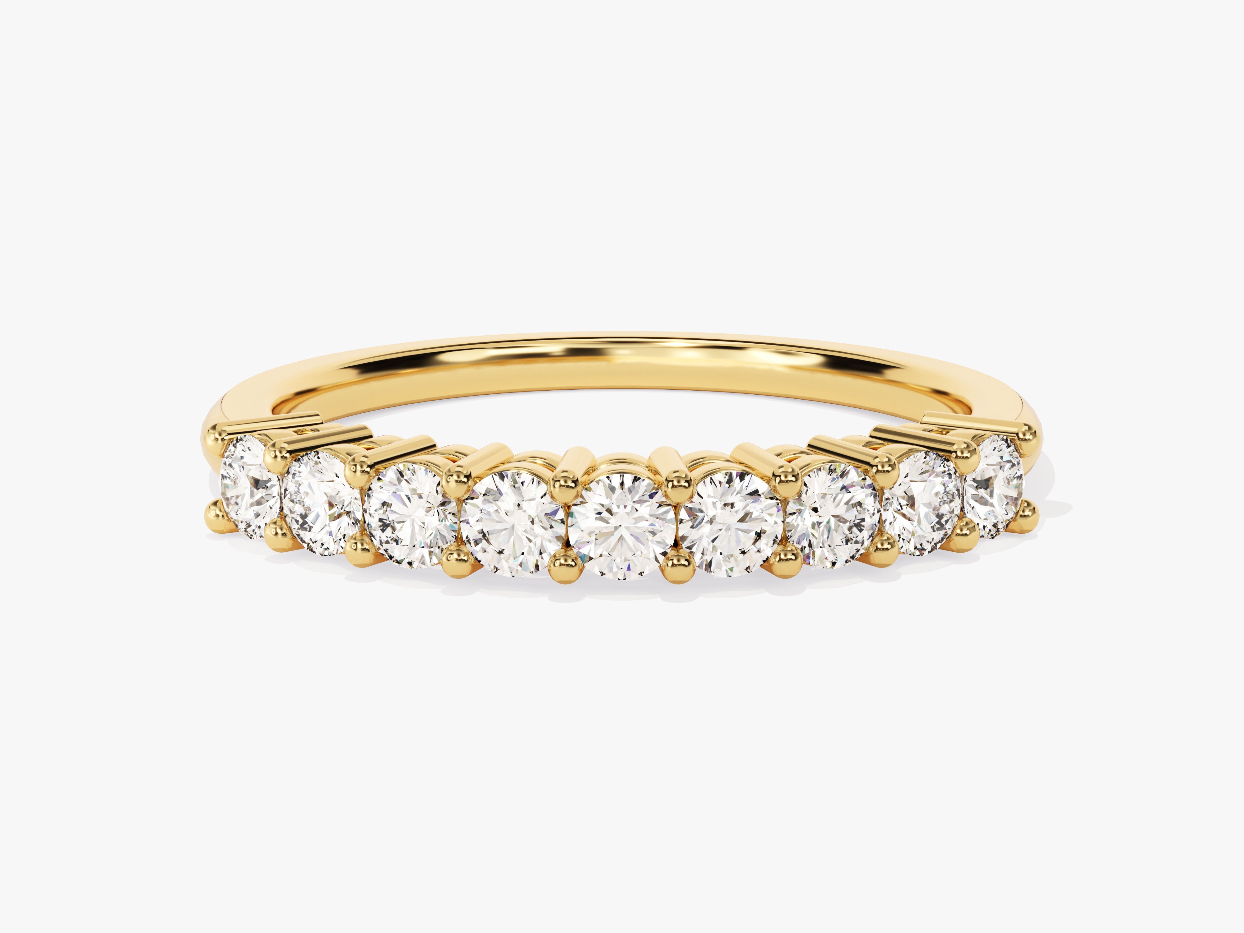 Classic Nine Stone Diamond Anniversary Band | Eternate