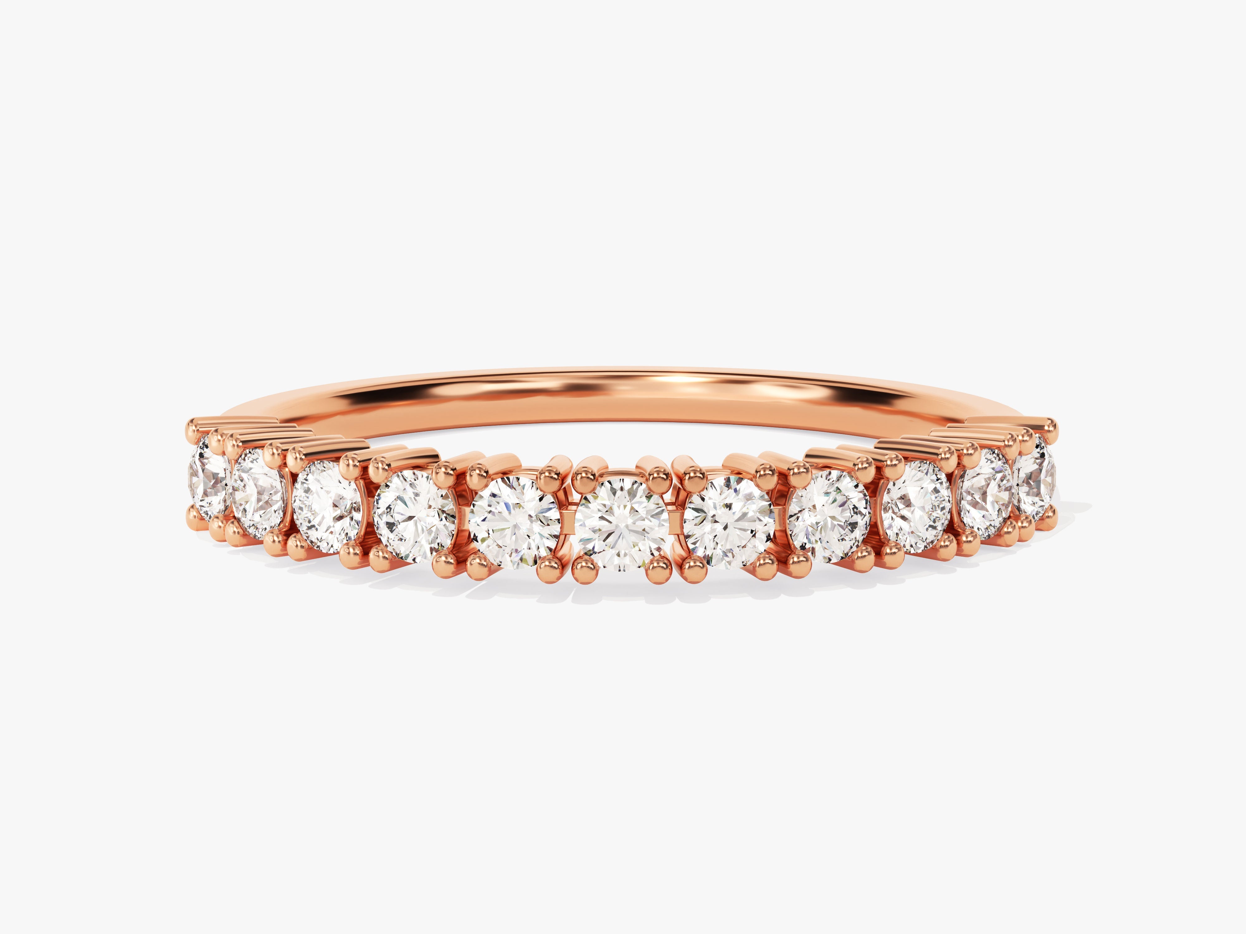 Eleven Stone Basket Moissanite Anniversary Band - 0.33 CT | Eternate