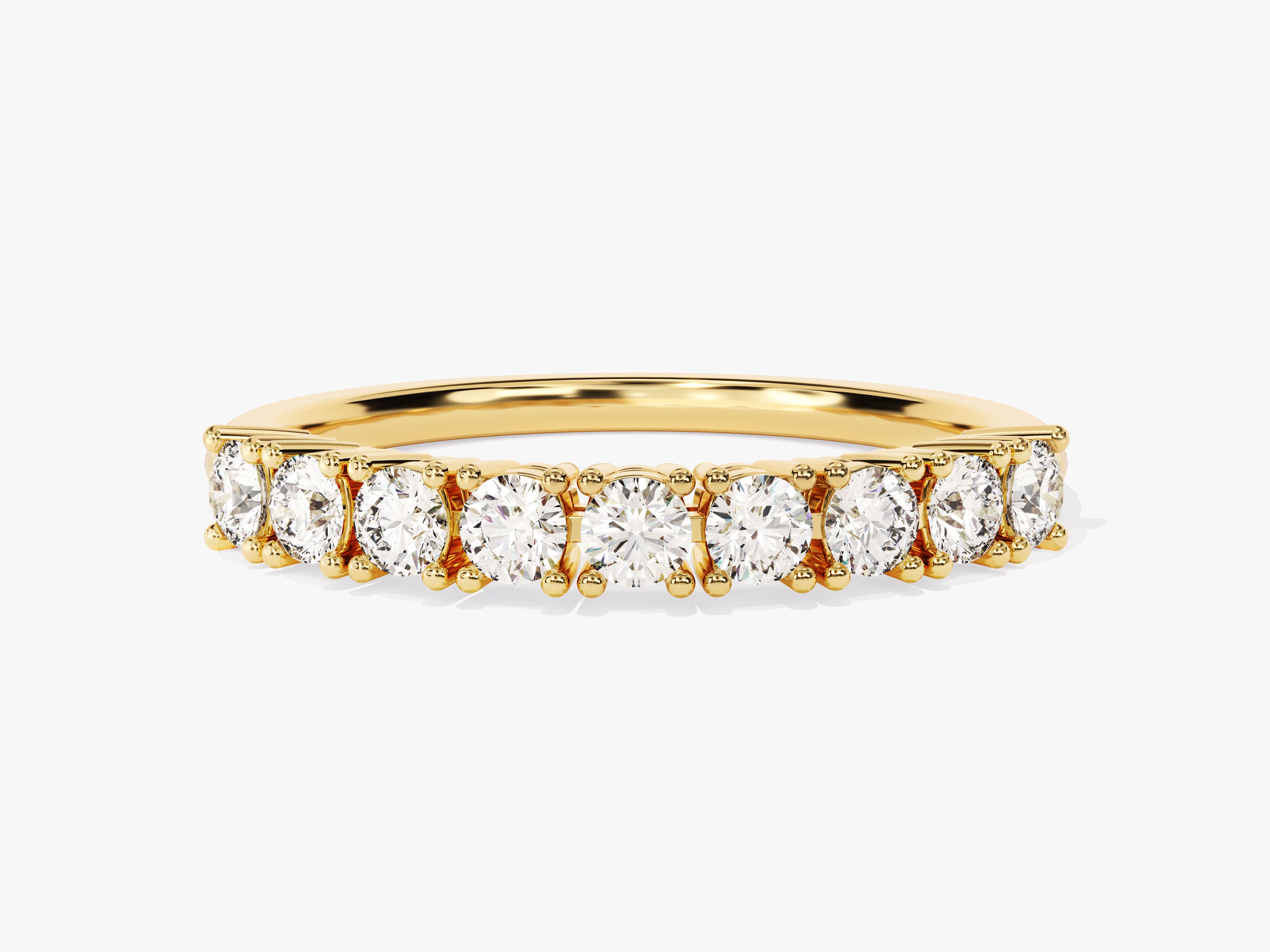9 Stones Basket Diamond Anniversary Band - 0.45 CT | Eternate